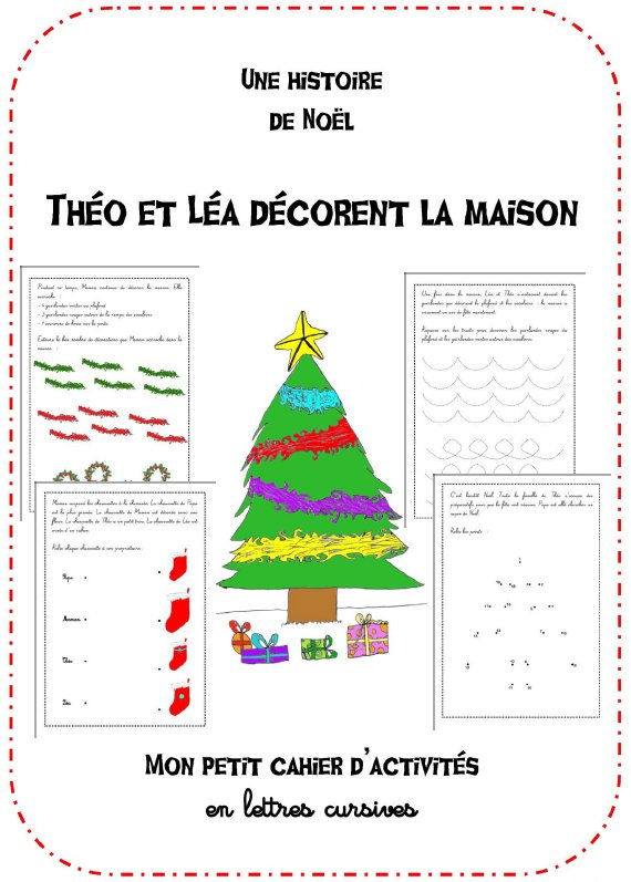 Cahier d’activités autour de Noël par Miss_Tery_Teaches - jenseigne.fr