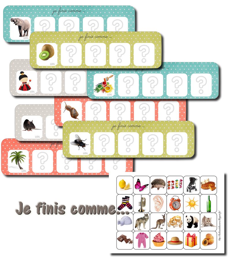 Je finis comme ... (La classe de Laurène) - jenseigne.fr