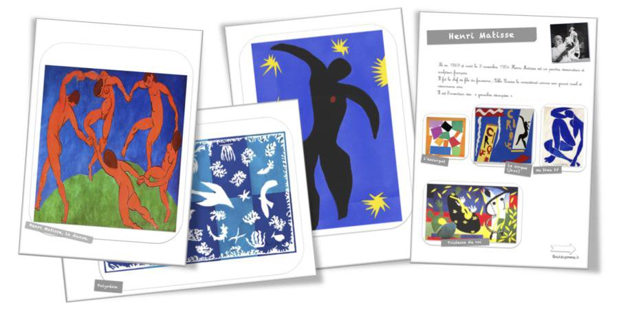 Fiche artistes : Henri Matisse …suite par Bout de gomme - jenseigne.fr