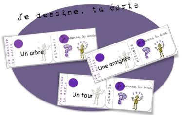 Cartes rituels orthographe : Je dessine, tu écris par Bout de gomme ...