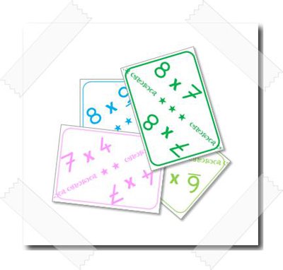 Cartes pour apprendre les tables de multiplication par Charivari à l ...