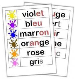 Les jours de la semaine et les couleurs CP par Dans ma classe, il y a ...