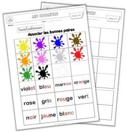 Les jours de la semaine et les couleurs CP par Dans ma classe, il y a ...