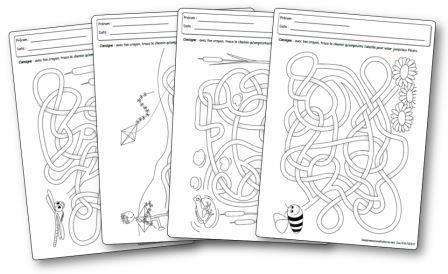 Les labyrinthes du printemps : abeilles, grenouilles, libellules… par ...