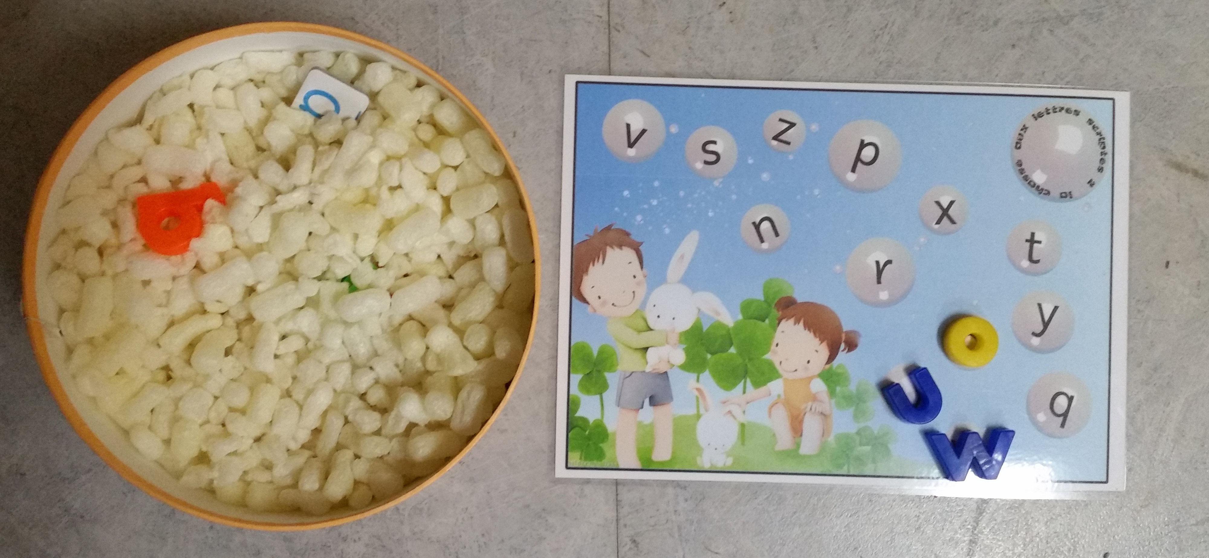 la chasse aux lettres (discrimination visuelle) par Fiches de prep ...