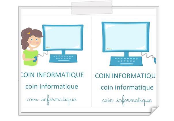 [Affichage] Coin informatique/ordinateur par Iticus - jenseigne.fr