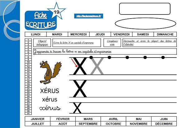 MS-Ecriture-Les lettres X et Y par La classe bleue - jenseigne.fr