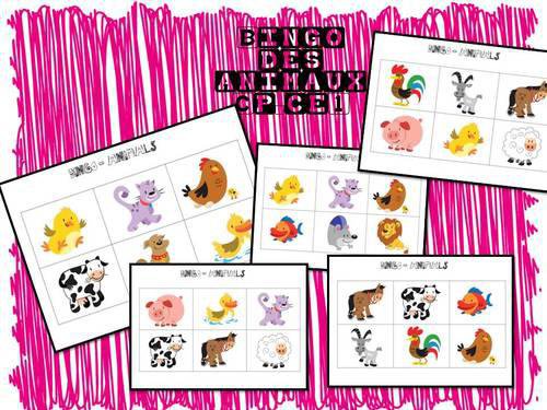 Bingo des animaux par La classe de Corinne - jenseigne.fr