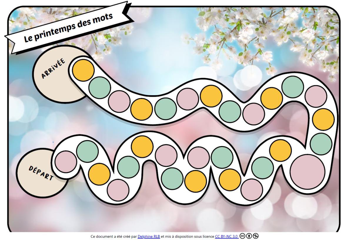 Jeu: « Le printemps des mots » par La classe de Define - jenseigne.fr