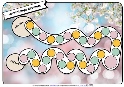 Jeu: « Le printemps des mots » par La classe de Define - jenseigne.fr