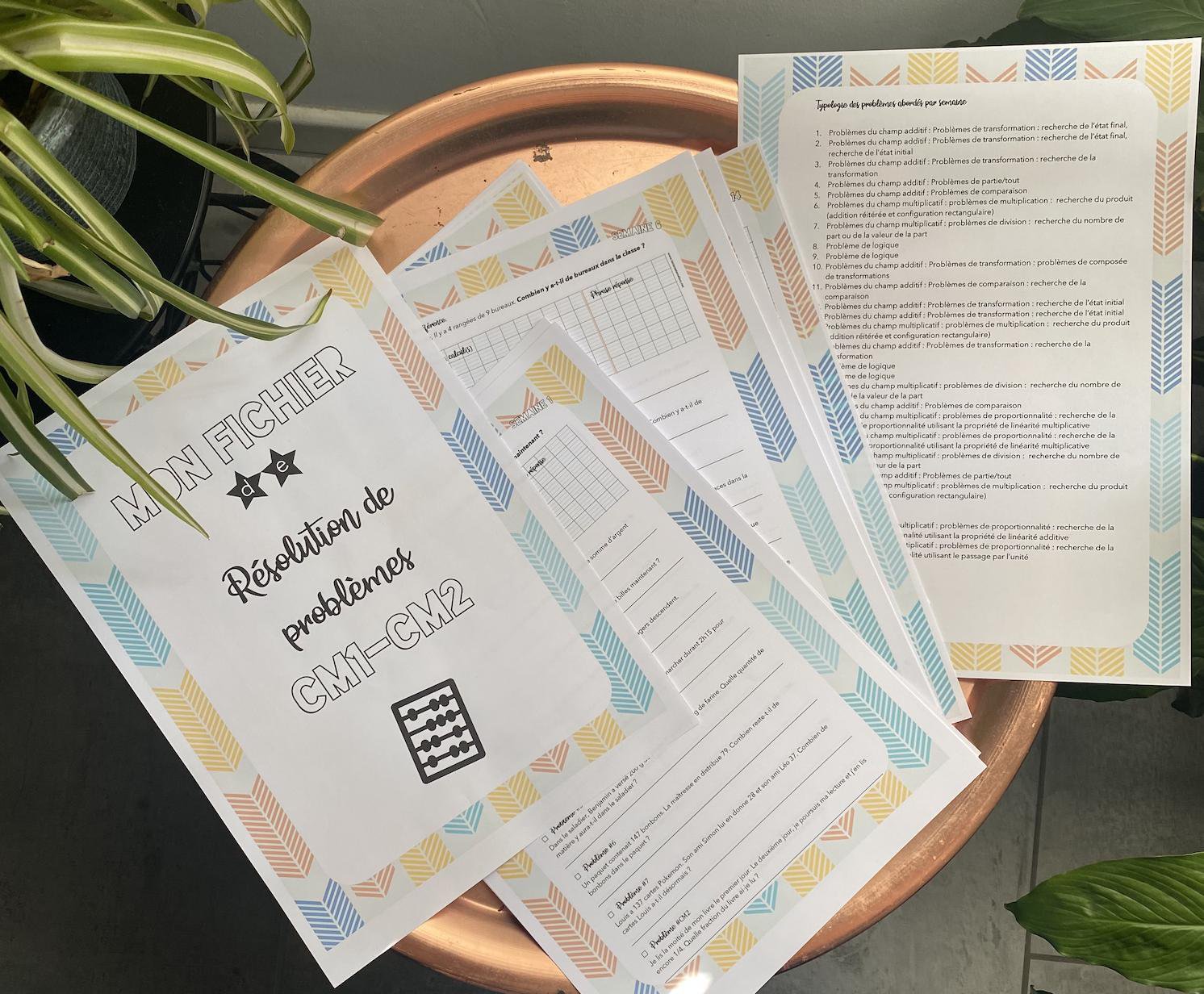 Une année en résolution de problèmes CM1-CM2 par La Classe de Mallory ...