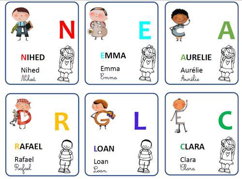 Étiquettes présence Ma classe de A à Z par La classe de Tibiscuit ...