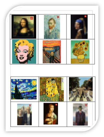 Memory pixel art par La classe de Tibiscuit - jenseigne.fr