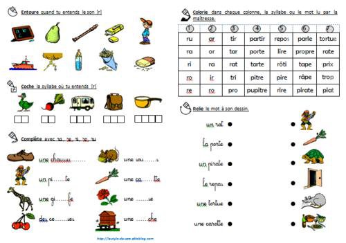 Etude du son [r] - période 2 CP par Le stylo de Vero - jenseigne.fr