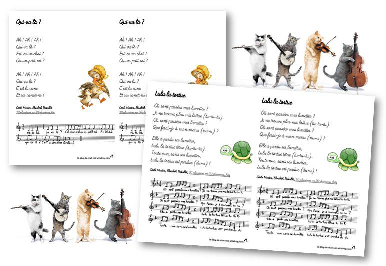 Des chansons et des sons par Le blog de Chat noir - jenseigne.fr