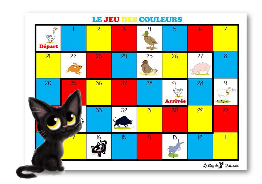 Le jeu des couleurs par Le blog de Chat noir - jenseigne.fr