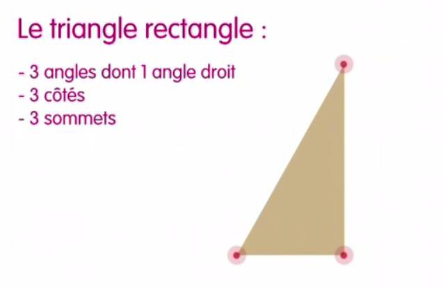 Décrire un triangle rectangle par lesite.tv - jenseigne.fr