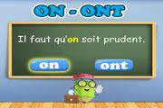 Homophones on - ont par logicieleducatif.fr - jenseigne.fr