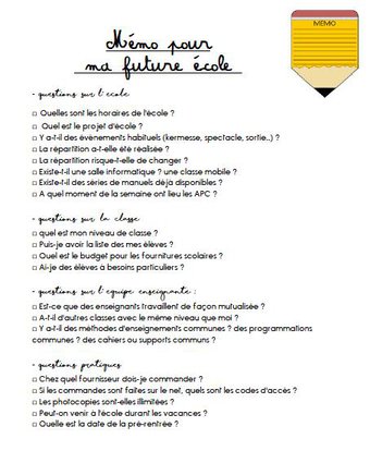 Vive la rentrée #1 I Nouvelle école : les questions à poser par ...