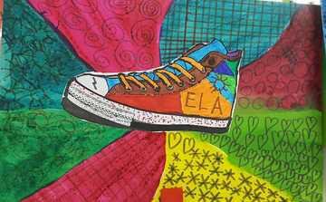 Arts plastiques: Mets tes baskets! par Chez Maliluno - jenseigne.fr