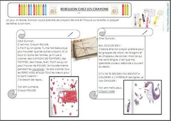 Littérature CE1: Rébellion chez les crayons par Chez Maliluno ...
