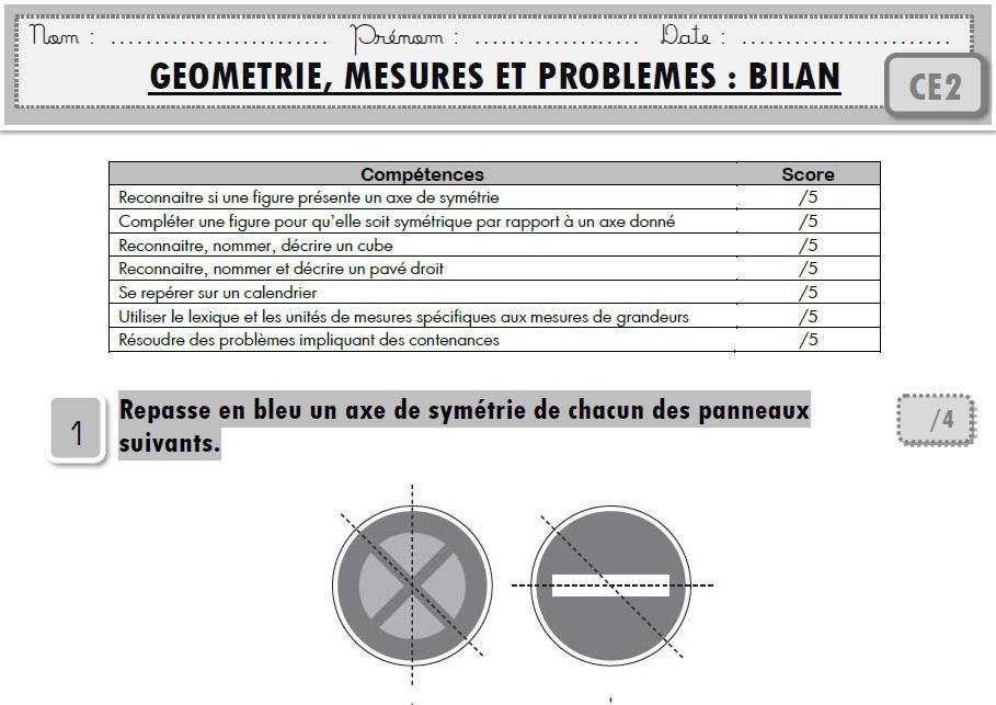 Maths CE2 : toutes mes évaluations « programmes 2016 » par Ma maîtresse ...