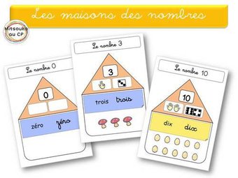 Les maisons des nombres par Mitsouko au CP - jenseigne.fr