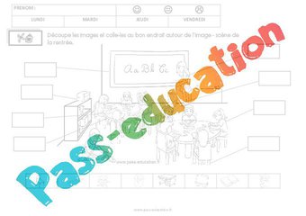 Scène et vocabulaire sur le thème de la rentrée – GS – Grande Section ...