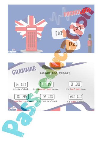 My routine – Cours d’anglais 5ème et 4ème – Séquence 2 – My English Pass – PDF à imprimer par ...