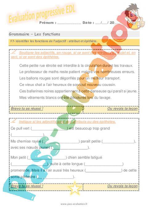 Comment identifier les fonctions de l’adjectif : attribut et épithète ...