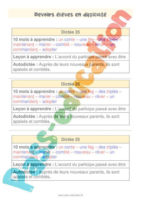 Une fin heureuse (Thème les Willoughby) – Ce2 – Dictée progressive ...