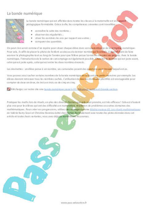 Les rituels de mathématiques en grande section : idées d’activités par ...