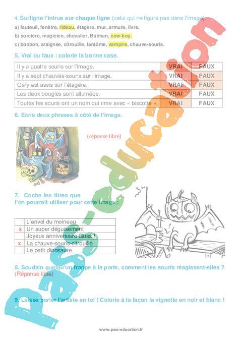 Halloween – Ce2 – Atelier « Œil de lynx » – PDF à imprimer par Pass ...