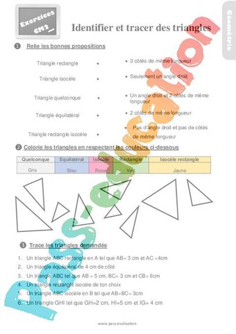 Evaluation avec la correction au CM2 – Identifier et tracer des ...