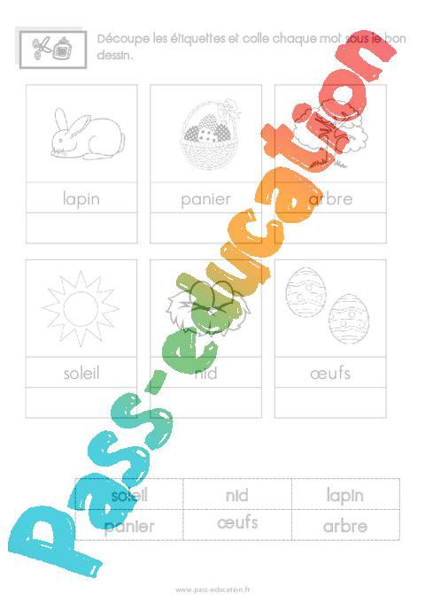 Dossier spécial Pâques – Moyenne section de maternelle – MS – PDF à ...