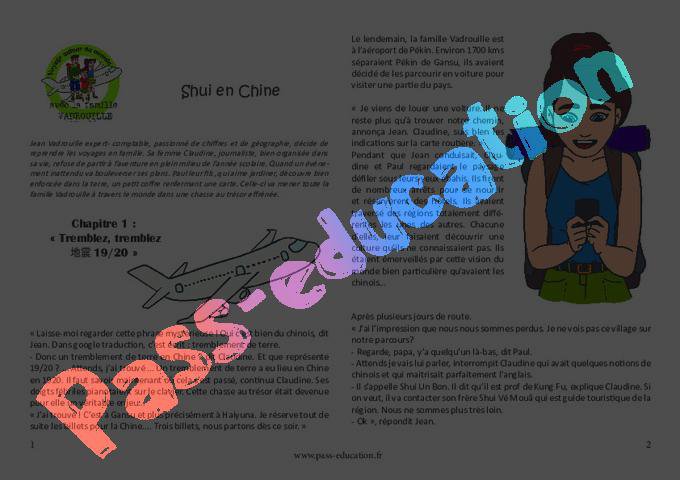 Shui en Chine – Cm1 – Cm2 – Famille vadrouille – Episode 2 – PDF à ...