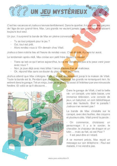 Les jeux du monde – CE1 – CE2 – Lecture thématique – PDF à imprimer par ...