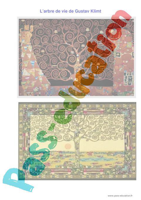 Arbres d’hiver à la manière de Klimt – Arts plastiques – Cycle 2 ...
