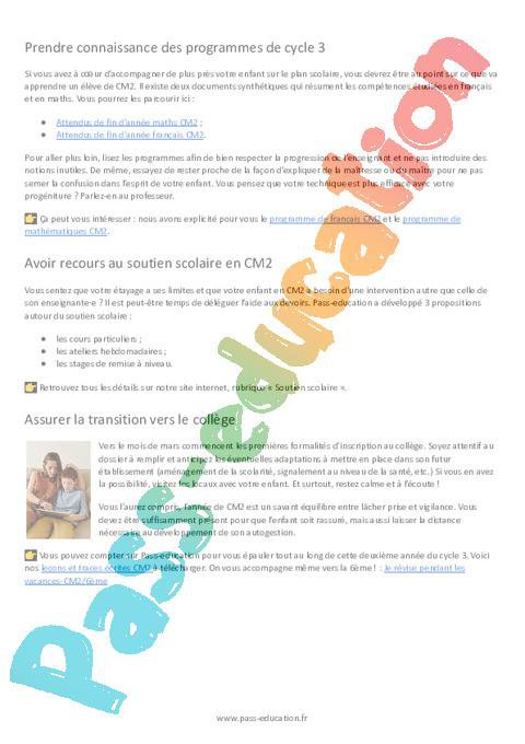 Accompagner son enfant en CM2 : comment ? par Pass-education.fr ...