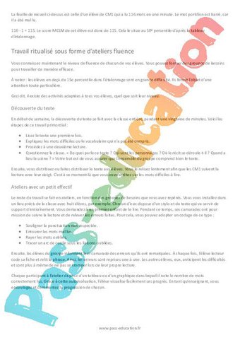 Fluence CM1 : nos conseils et idées d’activités pour un travail ...