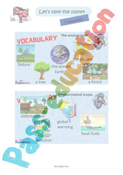Let’s save the planet – Cours d’anglais 5ème et 4ème – Séquence 4 – My ...