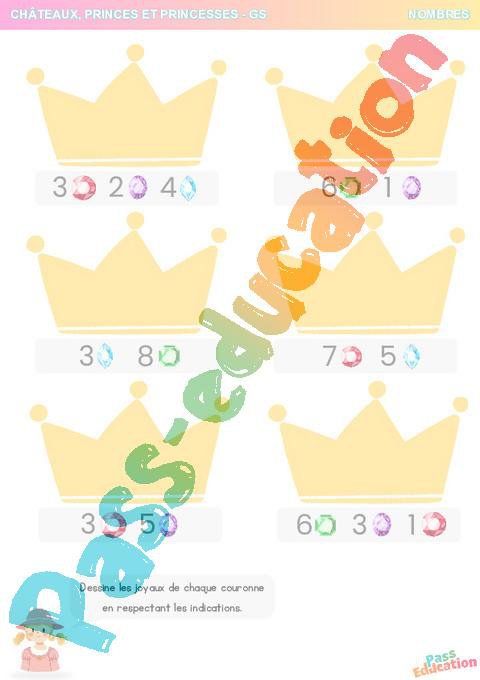 Les joyaux de la couronne – Nombres – Grande Section – Maternelle ...