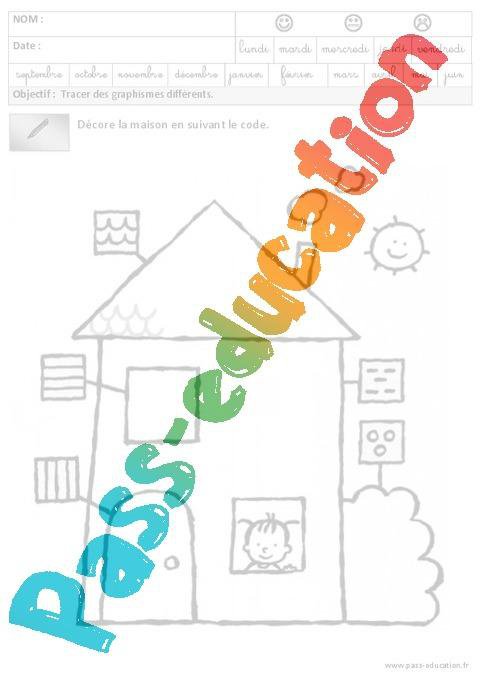 Fiches pédagogiques – Exercices – Graphisme – Maternelle – Grande ...