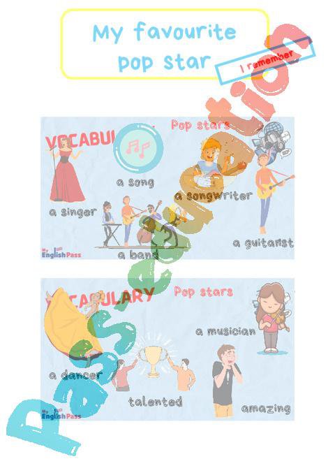 My favourite pop star – Cours d’anglais 5ème et 4ème – Séquence 8 – My ...