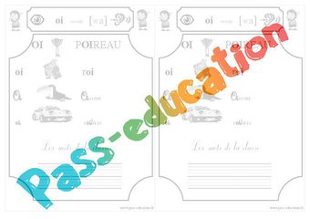 Le son [wa] – Cp – Etude des sons – Lecture – Cycle 2 – PDF à imprimer ...