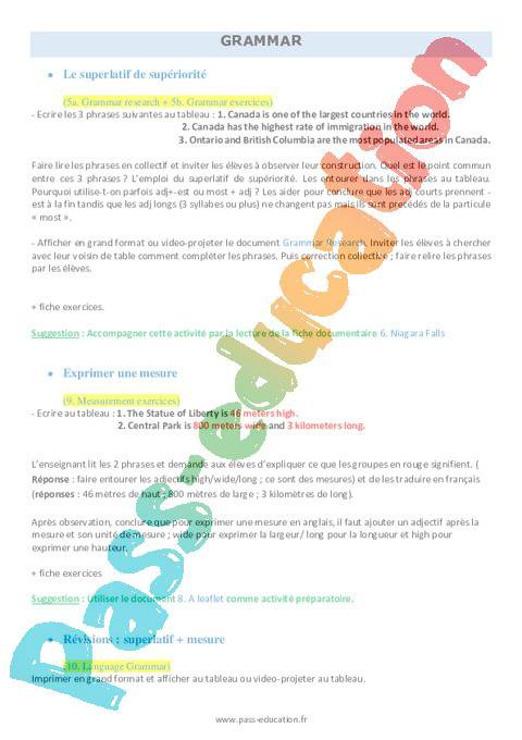 Let’s travel – 6ème – 5ème – Anglais – Séquence complète – PDF à imprimer par Pass-education.fr ...