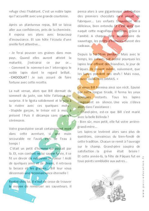 La légende de Bill le lapin de Pâques – Pâques – Conte – Lecture ...