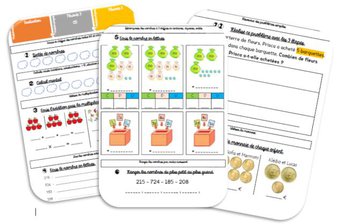 Evaluation P3 Vivre les maths CE1 par Pépiole à l'école - jenseigne.fr