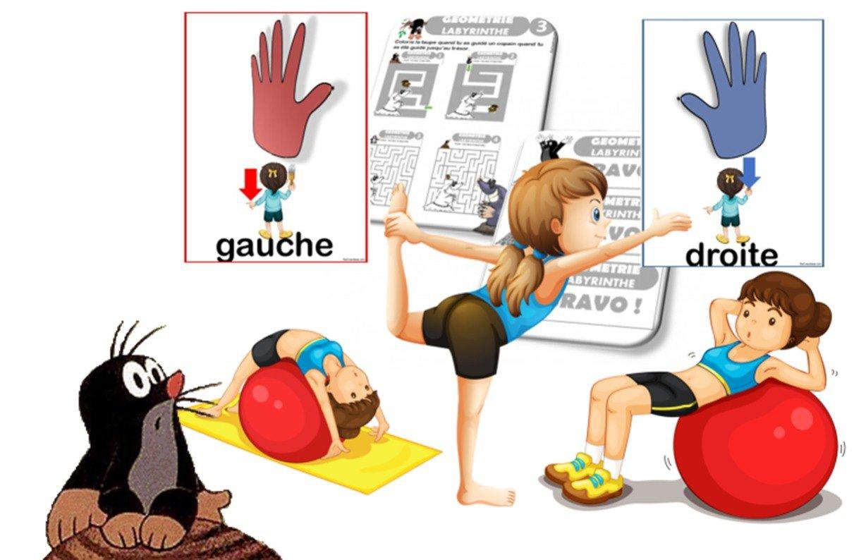 Vocabulaire spatial : se repérer dans l’espace ( gauche/droite) par ...