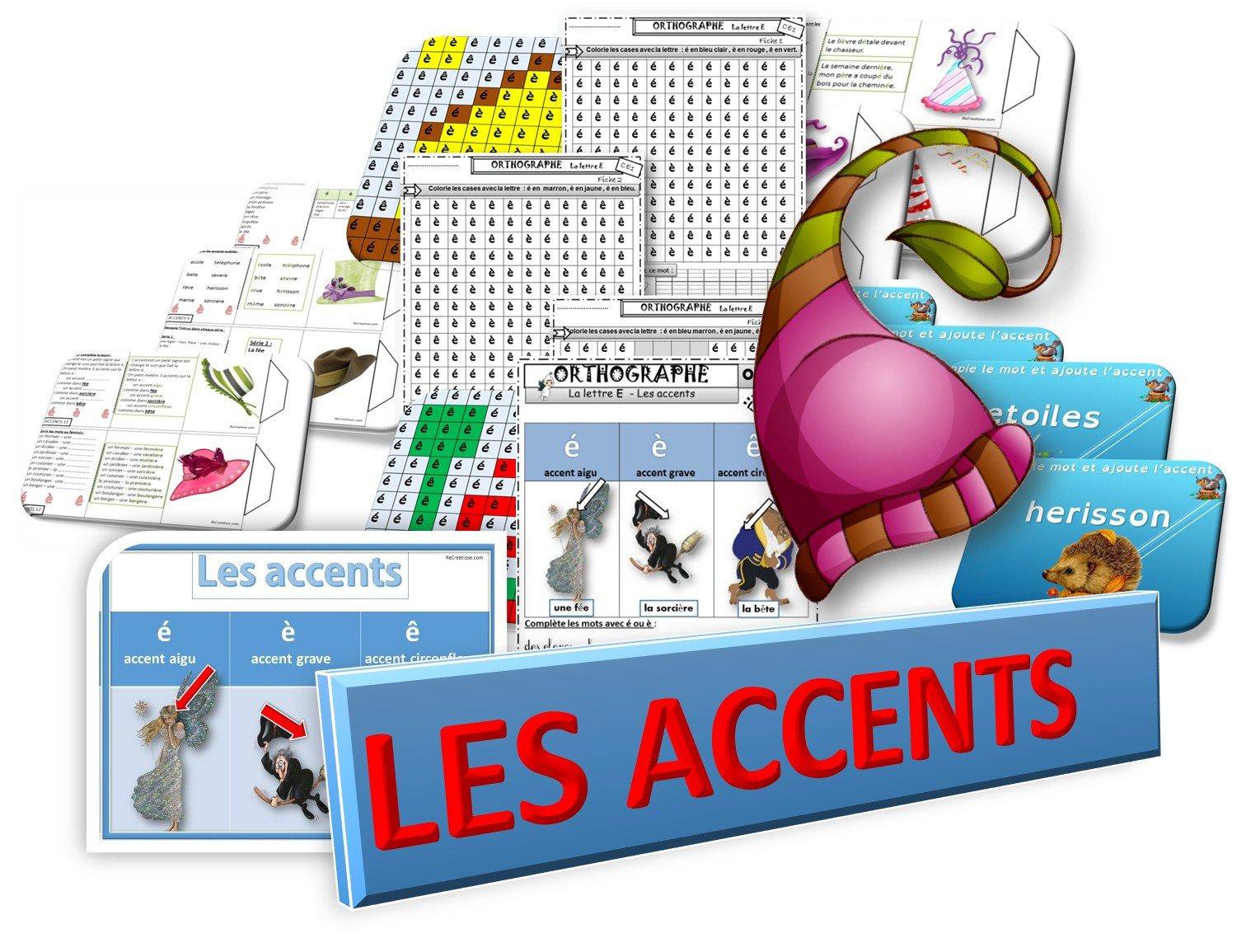 Orthographe – la lettre e : les accents par ReCreatisse - jenseigne.fr